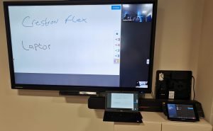 Using Microsoft Teams Rooms with Front of Room Touchscreens