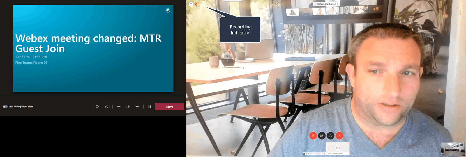Microsoft Teams Room Guest Join Access - Webex