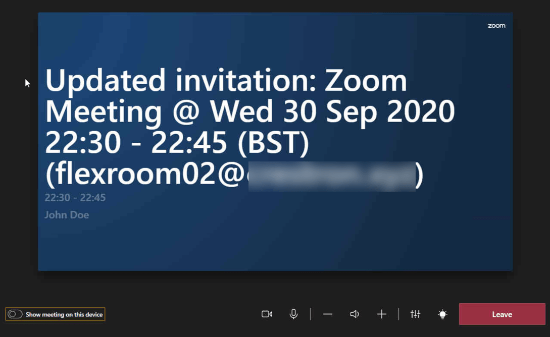 Microsoft Teams Room Guest Join Access for Zoom