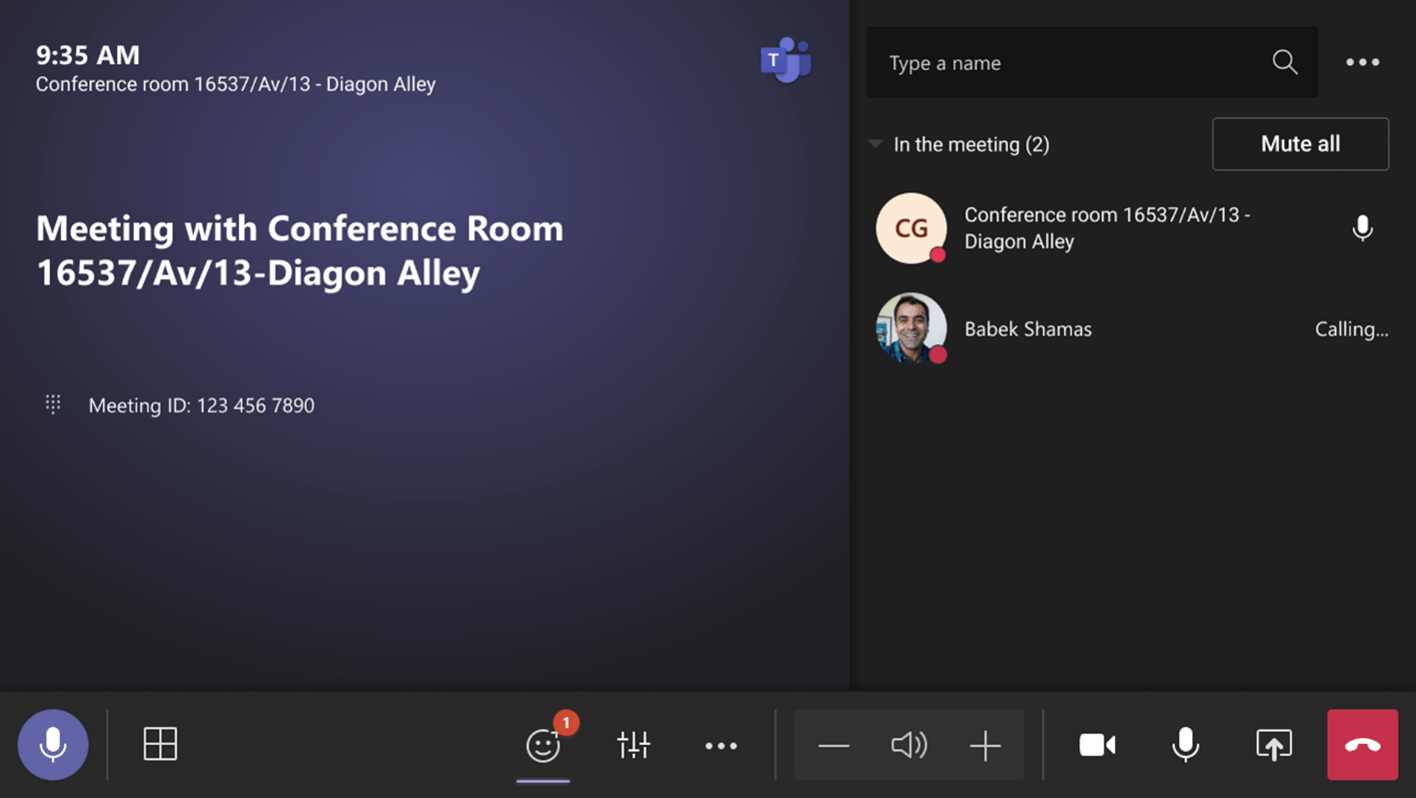 Changes to the Microsoft Teams Room on Windows Home screen