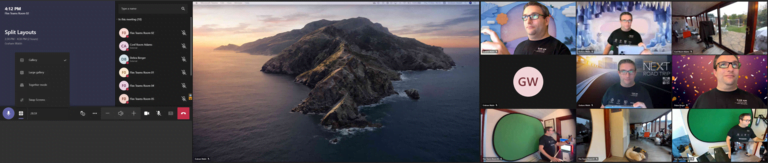 Split Video Layouts on Microsoft Teams Rooms