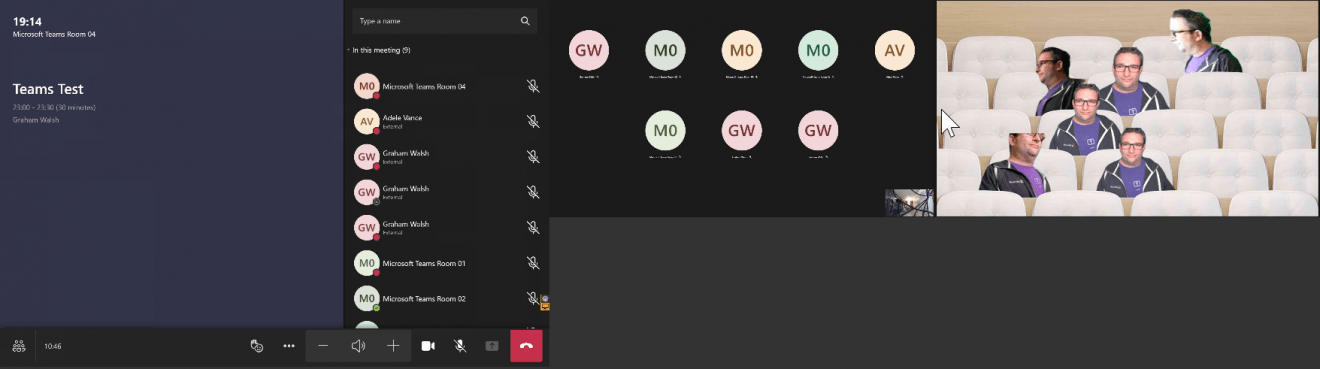 Split Video Layouts on Microsoft Teams Rooms
