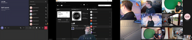 Split Video Layouts on Microsoft Teams Rooms