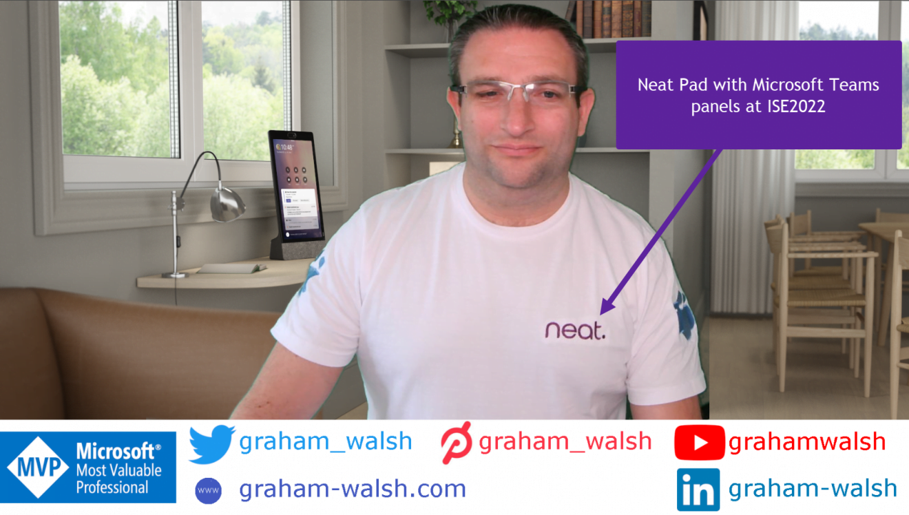 Neat Pad with Microsoft Teams panels | Graham Walsh