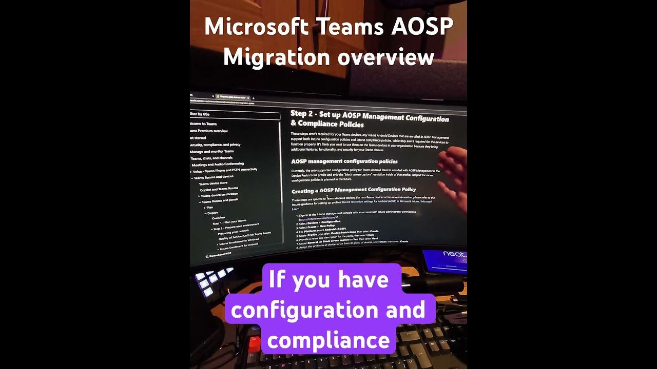 Microsoft Teams AOSP Device Migration overview steps | Graham Walsh